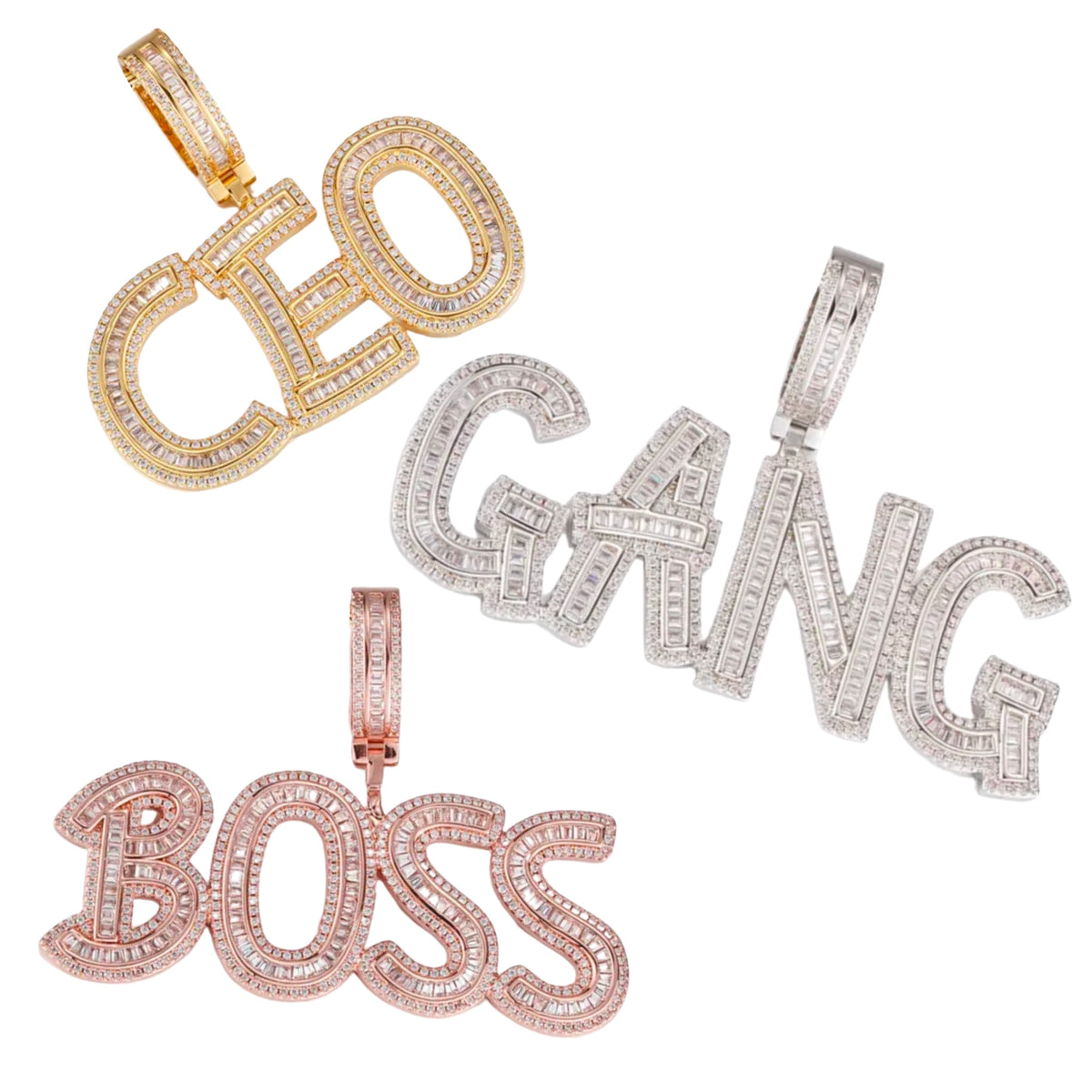 Custom Letter Pendants | 18k Gold Pendant – GoldStarsDC Jewelry Co.