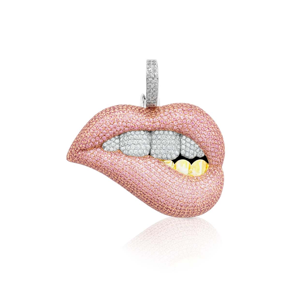 Lips Iced Out Diamond Pendant | Premium Quality Guaranteed ...