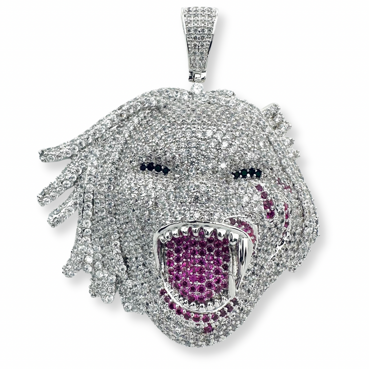 Diamond Face Pendant | Premium Quality Guaranteed – GoldStarsDC Jewelry Co.