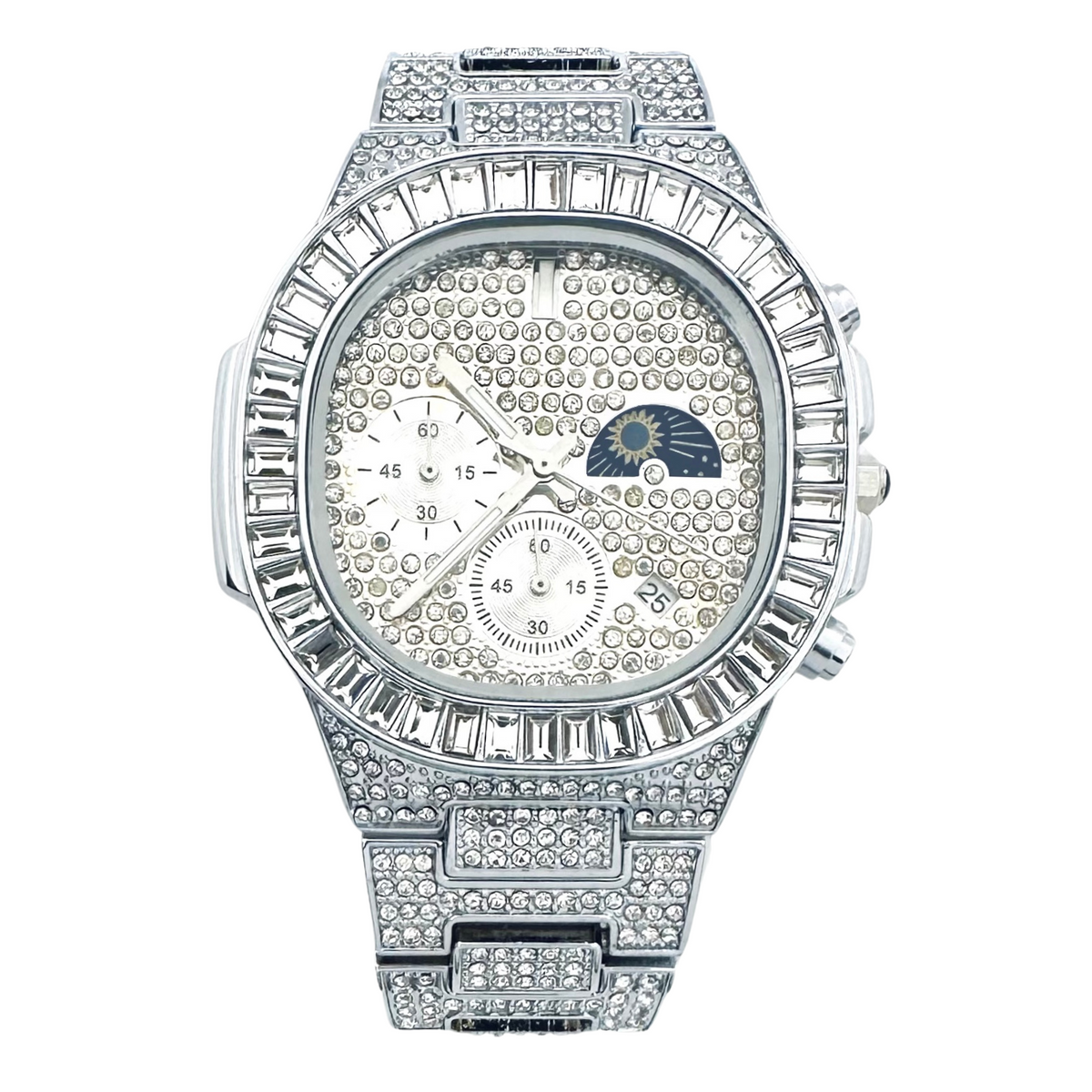 GStars Heist Diamond Watch – GoldStarsDC Jewelry Co.