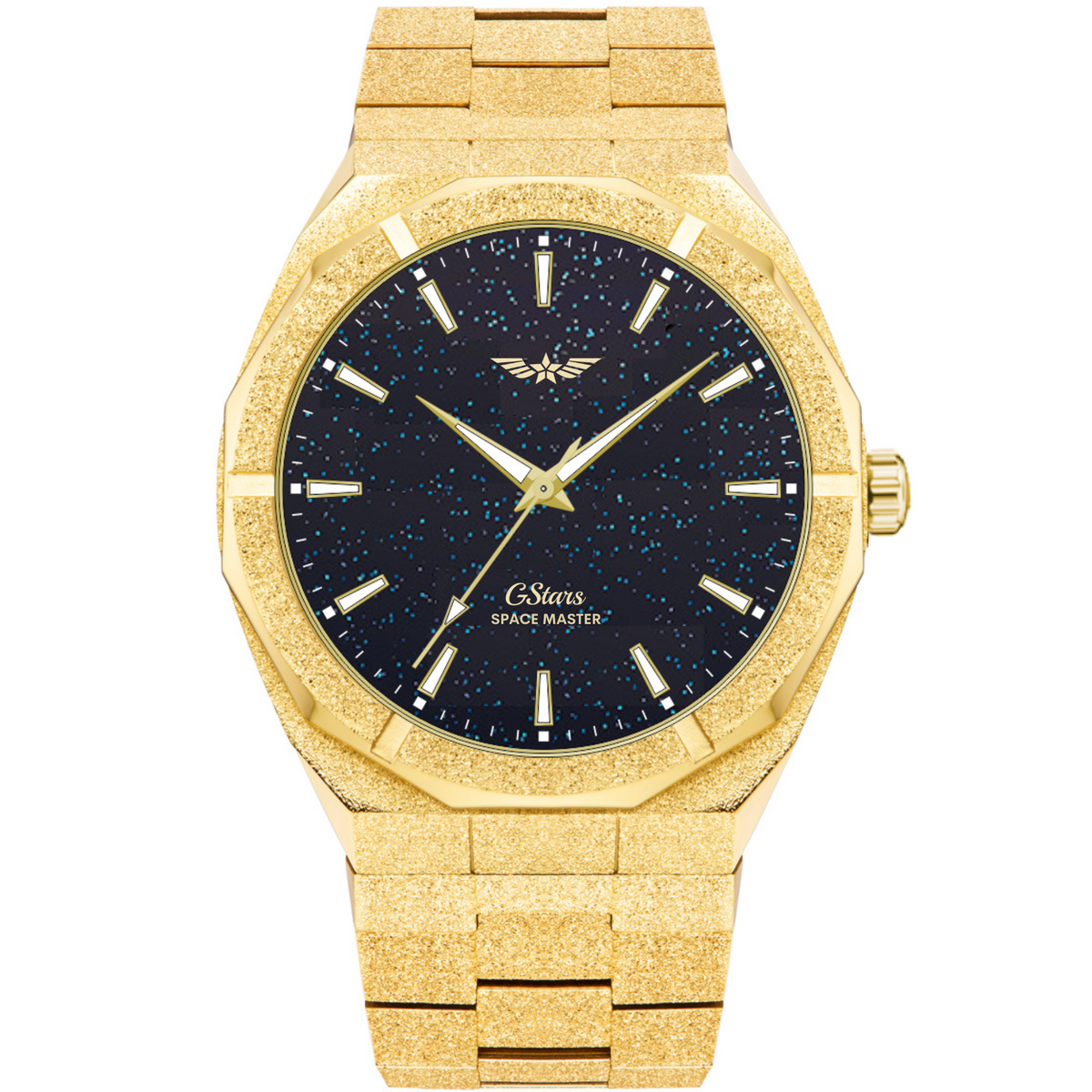 GStars Stardust Space Master Watch (Gold) – GoldStarsDC Jewelry Co.